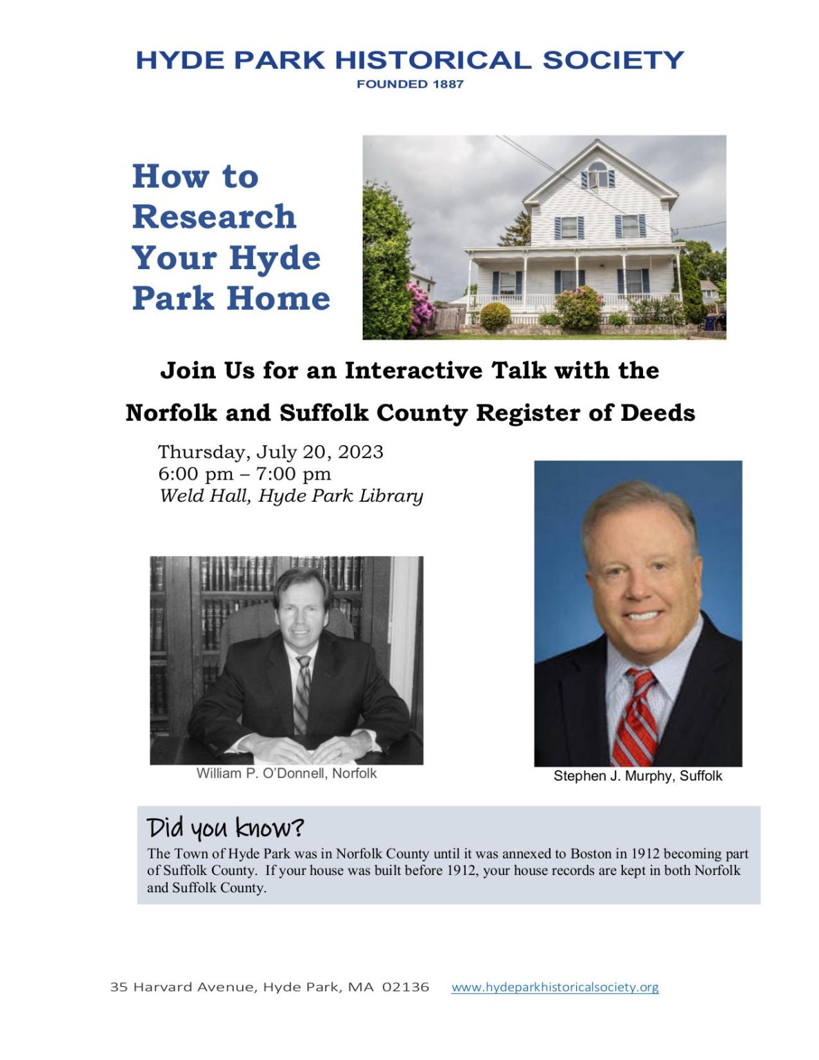 How to Research Your Hyde Park Home: An interactive talk with the ...